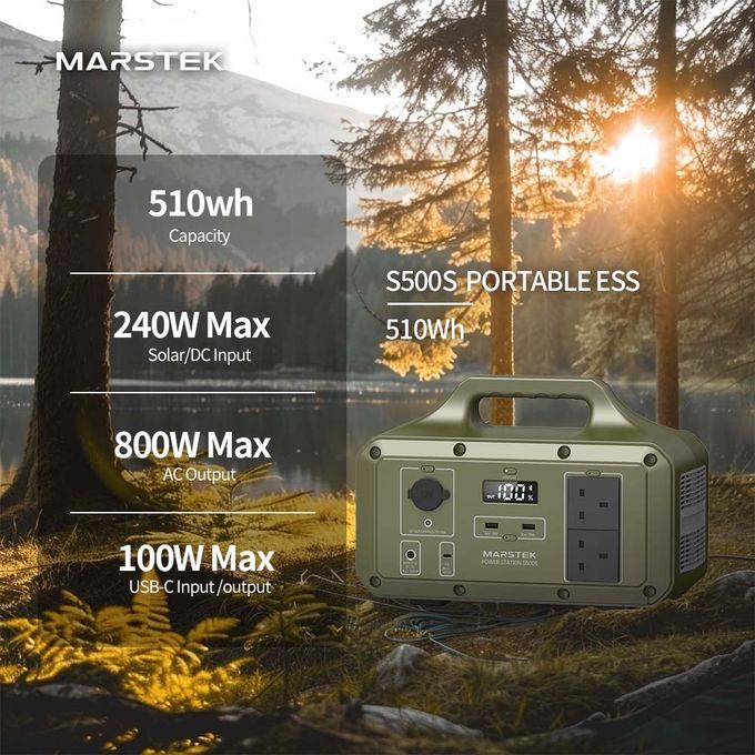 Marstek 500W/ 510Wh Portable Solar Generator (S500S) - Benue House